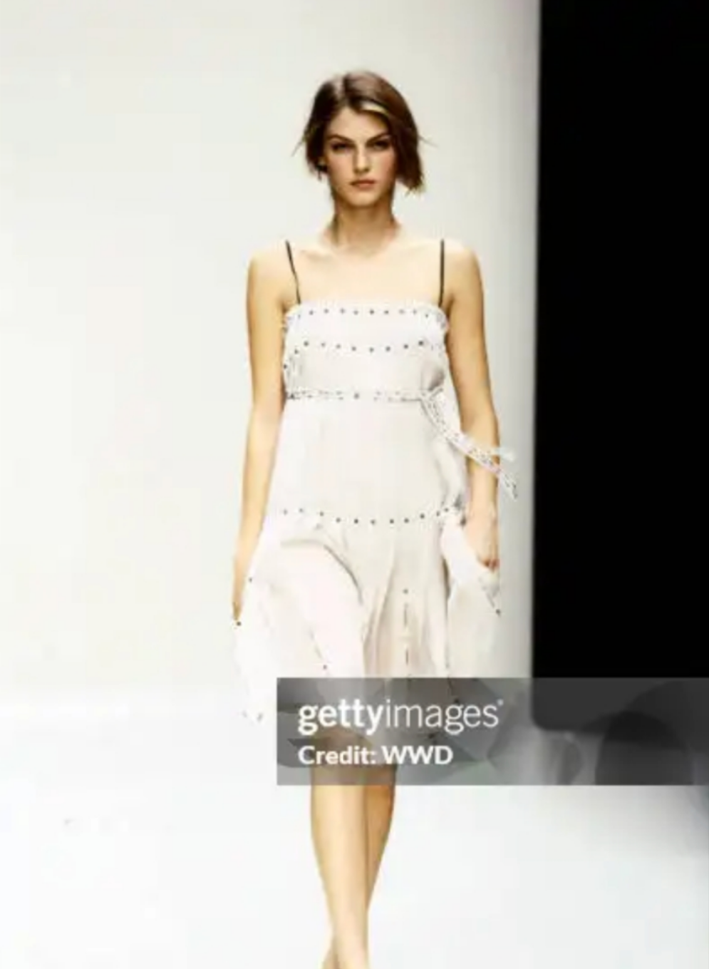 S/S 2000 Prada pleated silk chiffon skirt with grommets - XS S/S 2000 Prada pleated silk chiffon skirt with grommets - XS